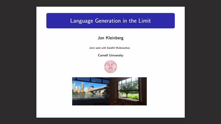 Jon Kleinberg (EaGL 2024)