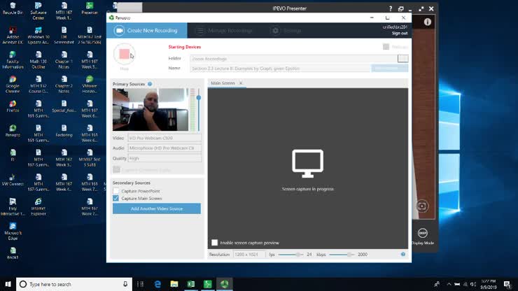 Section 2.3 Lecture B: Examples by Graph, given Epsilon