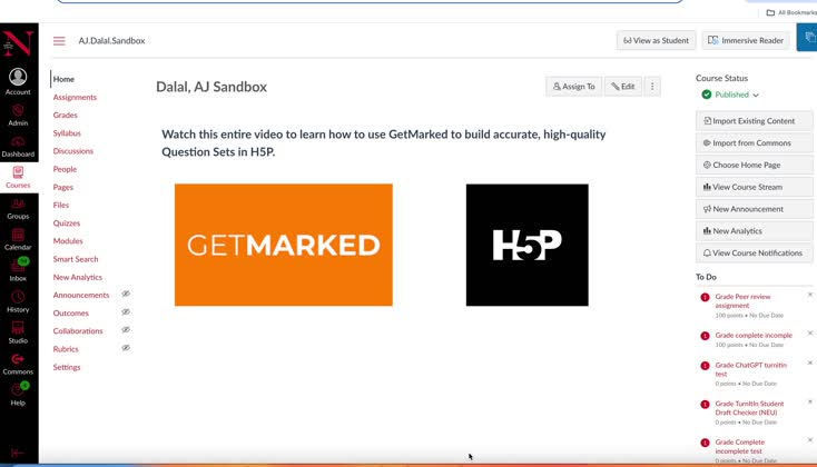 Final Getmarked to H5P tutorial