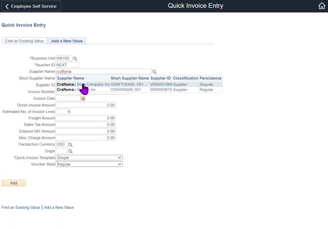 AP_Enter a Quick Invoice - No Audio