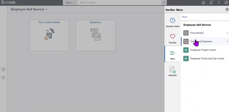 ESS_Correcting Expense Report Errors Using Classic Navigation - No Audio