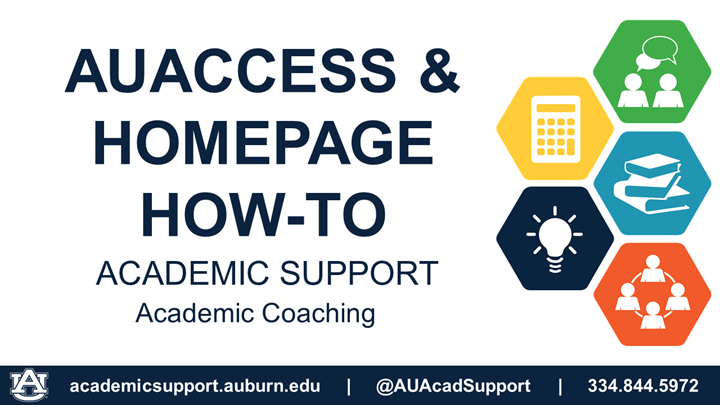AU Access & Homepage How-To, Academic Support