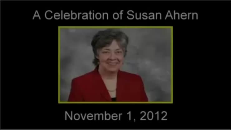 A Celebration of Dr. Susan K. Ahern