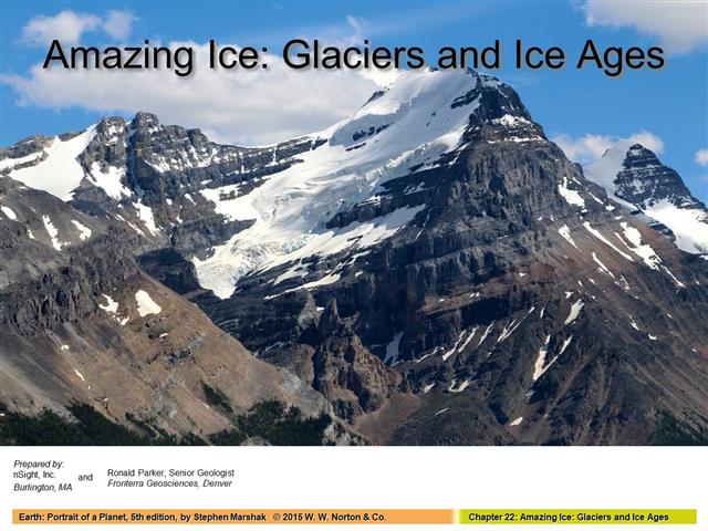 22 - Glaciers and Ice Ages (Part 1)