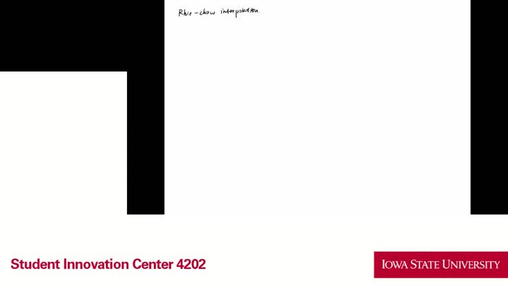 Lecture #28 (04/28/2022): Rhie-Chow interpolation