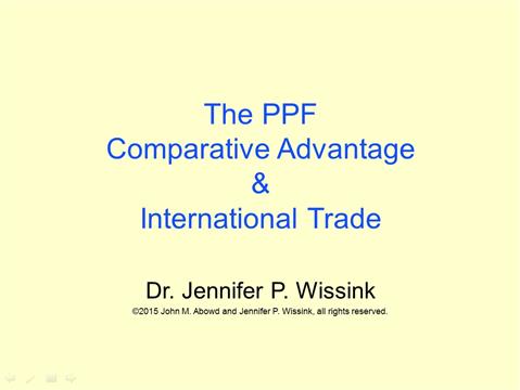 The PPF, Comparative Advantage & International Trade