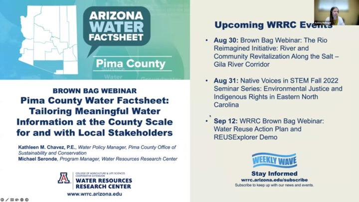 Pima County Water Factsheet: Tailoring meaningful water information at ...