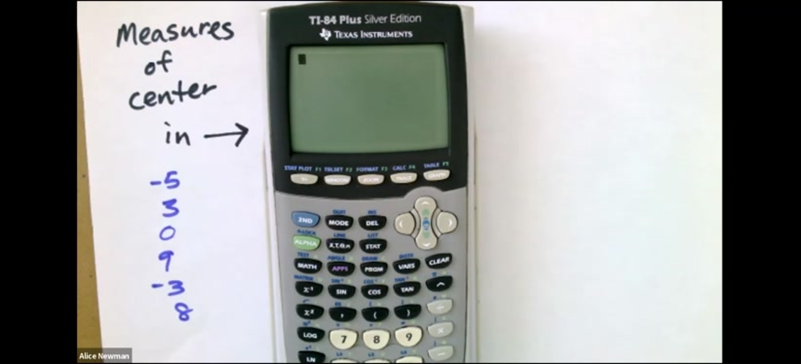 3.1 Using a TI-84 calculator for 1-Var Stats