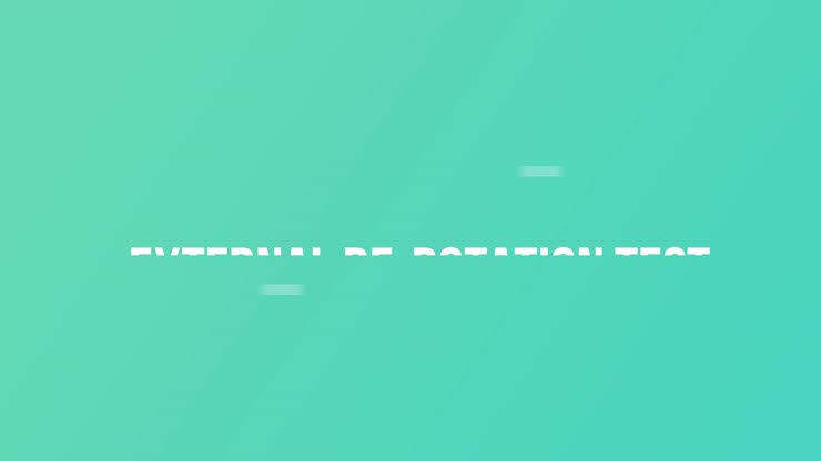 McGaugh Hip External De-Rotation Test