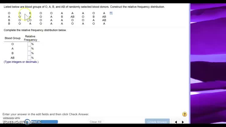 1342 - Relative Frequency statcrunch