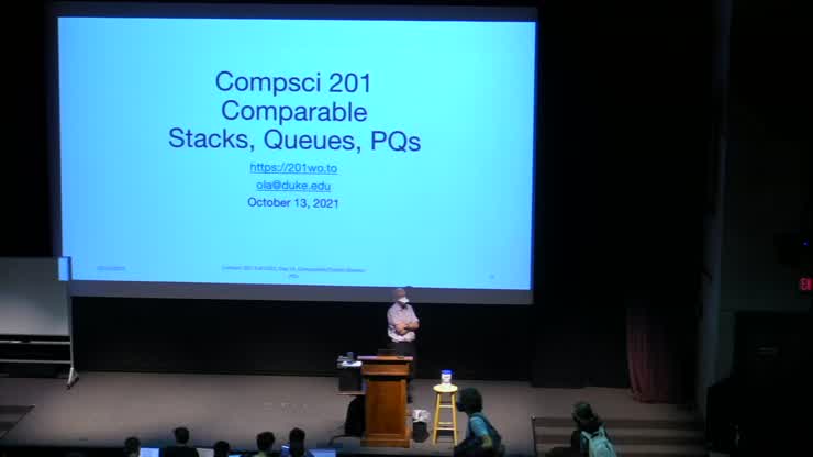 Owen Astrachan - COMP 201.1 - Griffith - Fall 2021 on 10/13/2021 (Wed)