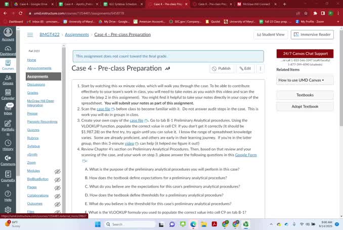 Case 4 Preparation
