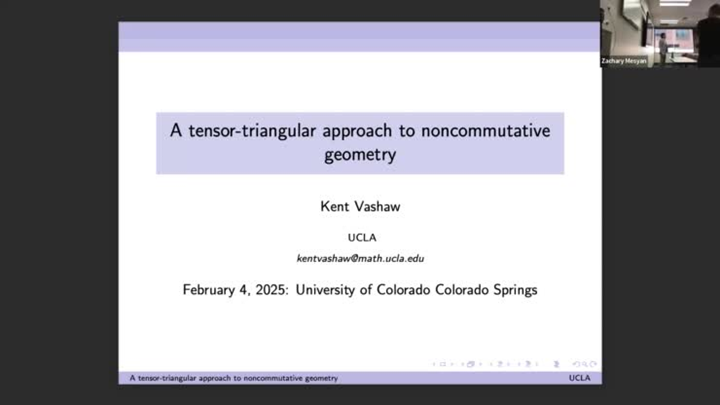 UCCS Math Colloquium - Kent Vashaw