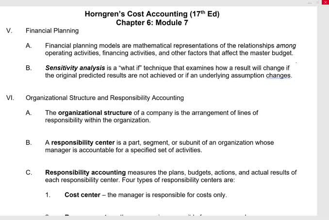 Ch 6: Module 7 (17th Ed)