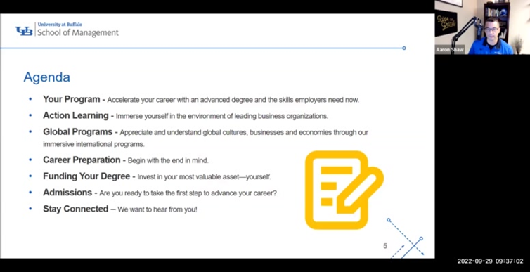 UB MS in Business Analytics Program Overview (Updated)