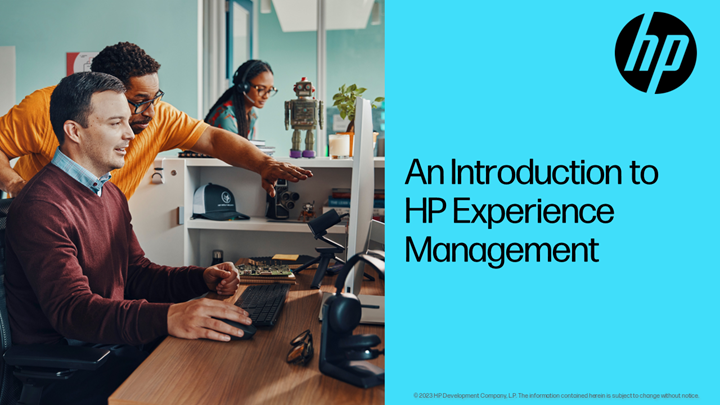 An Introduction to HP Experience Management