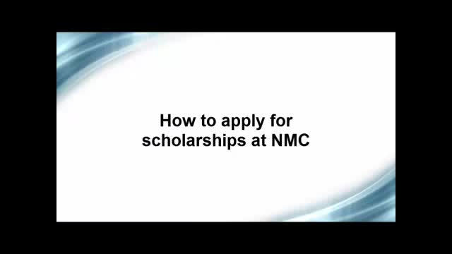 Applying for NMC Scholarships