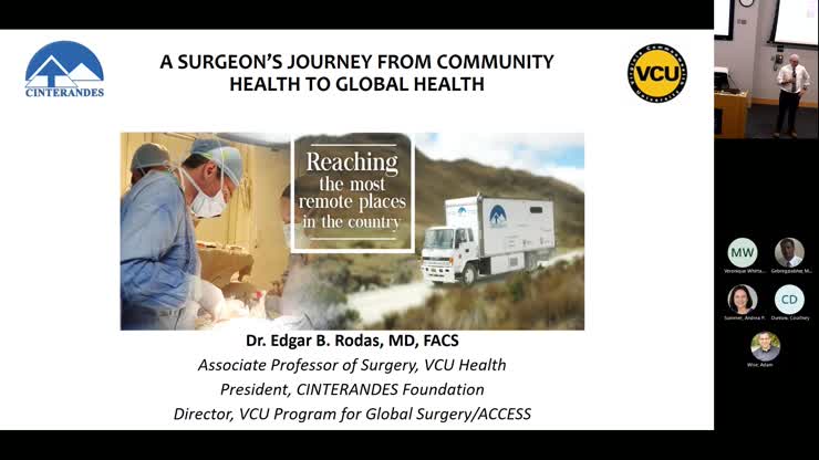 4.20.23 MUSC Global Health Week - Keynote Edgar B Rodas MD