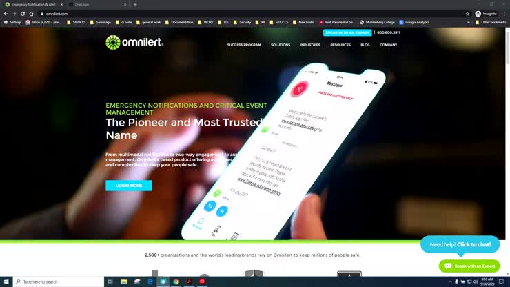 Omnilert Emergency Notification System