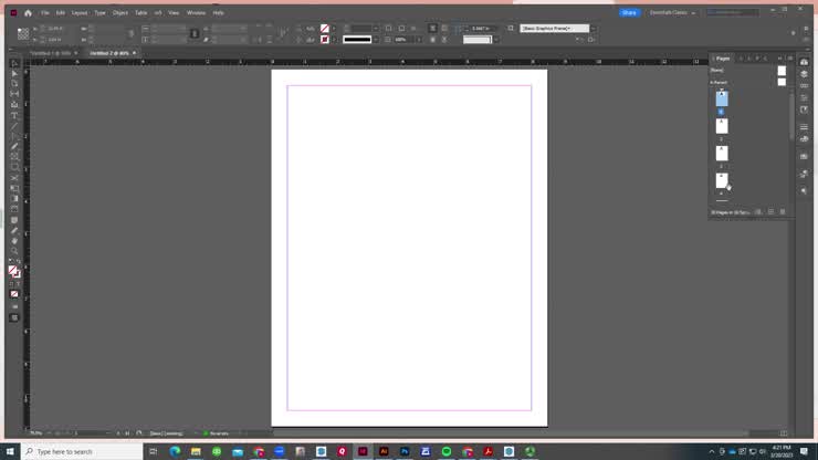 InDesign: Parent Pages Lock, Set Page Numbers, Make Page Numbers ...