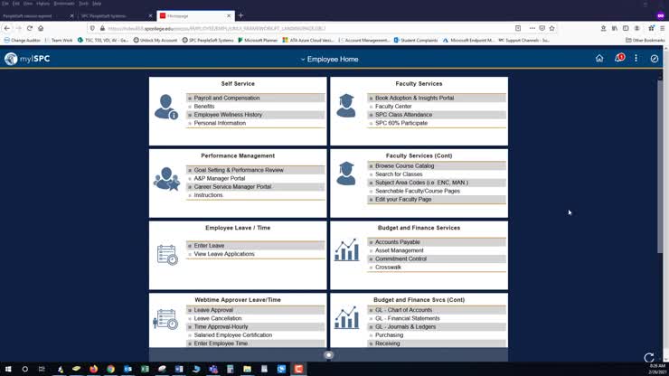 Preview New Employee MySPC video