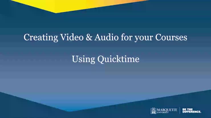 Using QuickTime