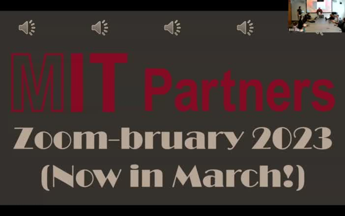 IT Partners Zoom-bruary 2023 (Now in March!)