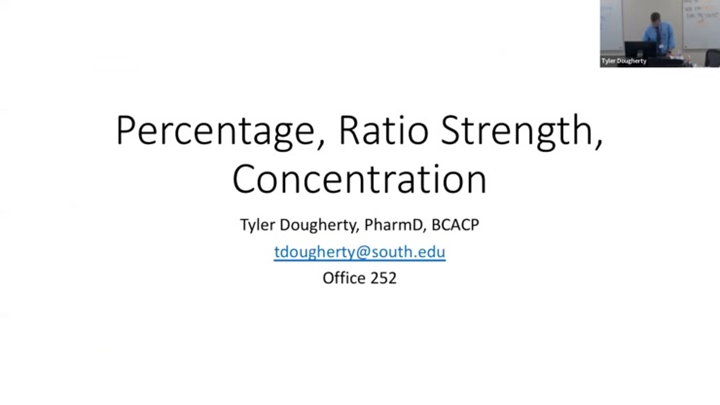 Pharmacy Calculations Percentage, Ratio Strength, Concentration
