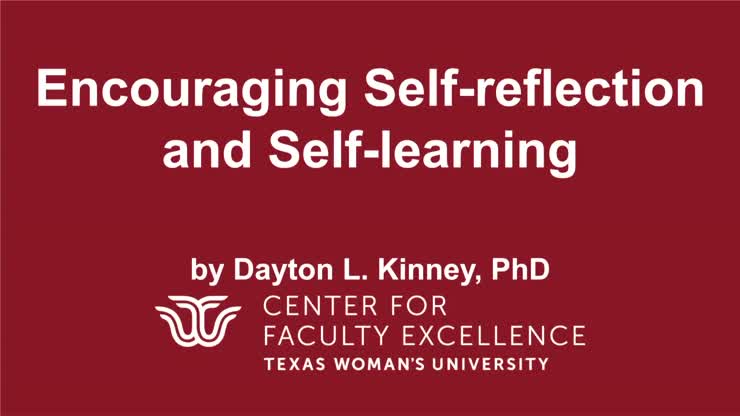 Encouraging Self-Reflection and Self-Learning