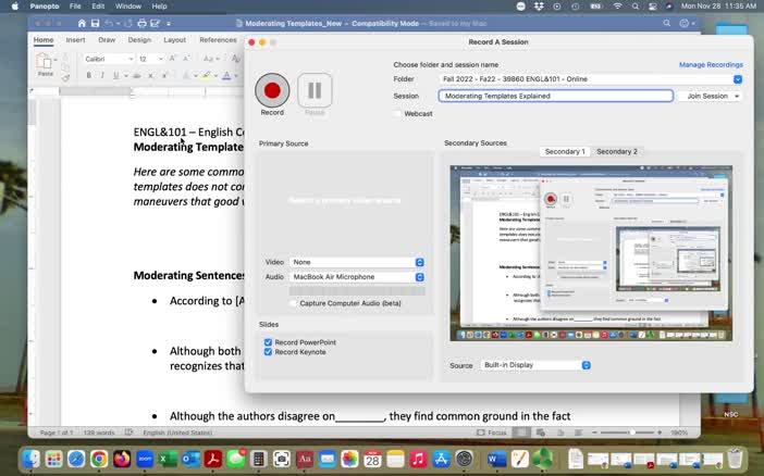 Moderating Templates Explained