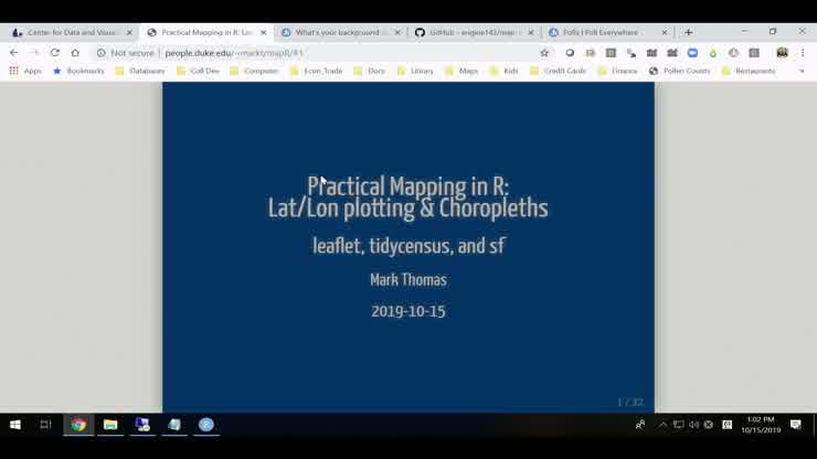 Mapping with R