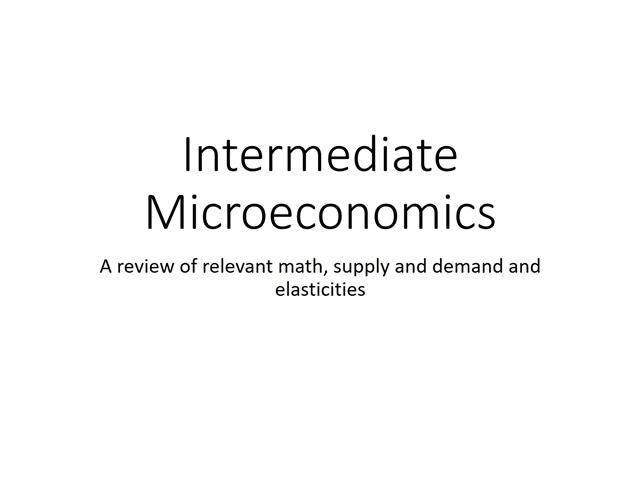Micro Review Part 1