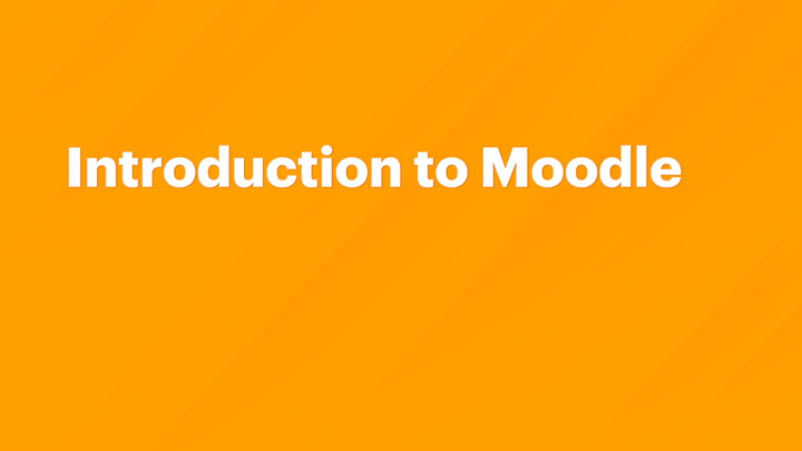 Moodle Introduction
