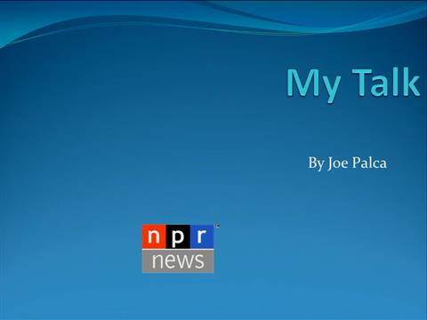 Joe Palca, NPR Science Correspondent, visits the JHU Dept. of Physics ...