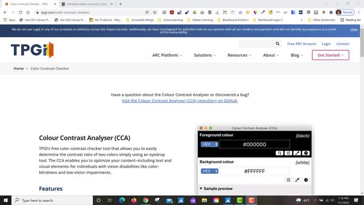 How to Use Colour Contrast Analyser - v3