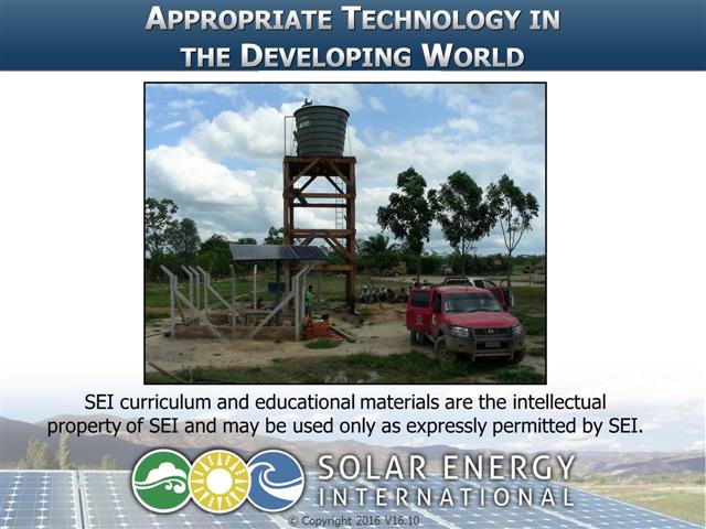 L09 Appropriate Technology in the Developing World