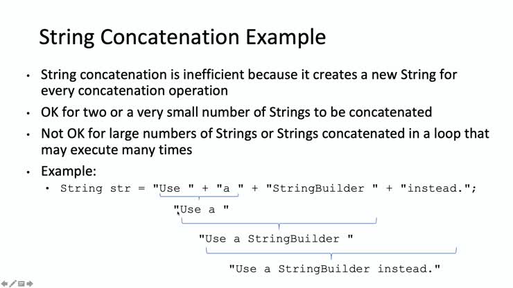 CS 240 - Combining Strings with StringBuilder