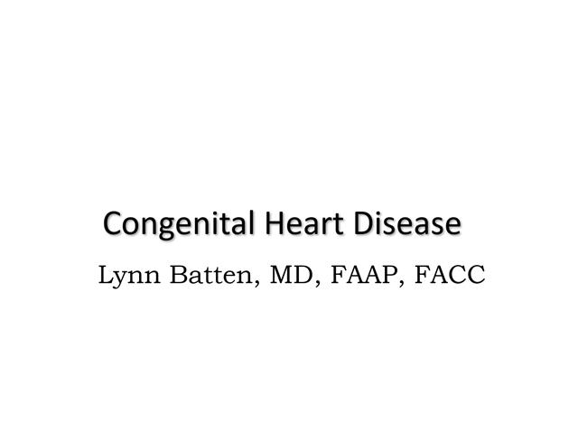 BATTEN Congenital Heart Disease CVR SPR 2023