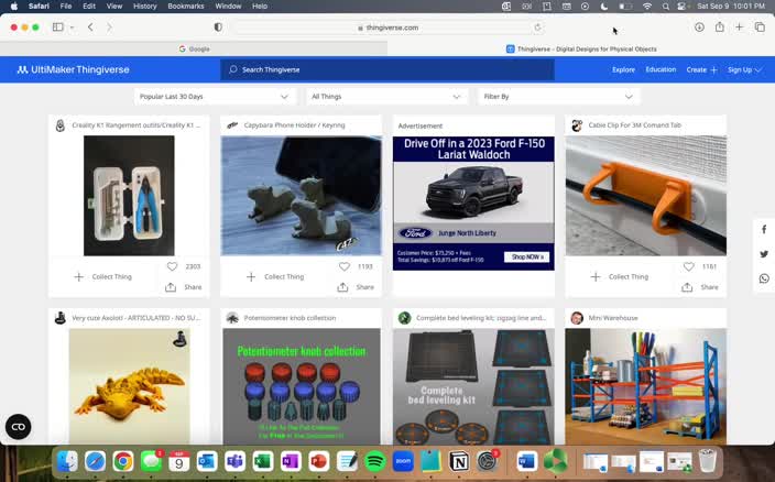 Downloading .stl Files (thingiverse.com and Creo)