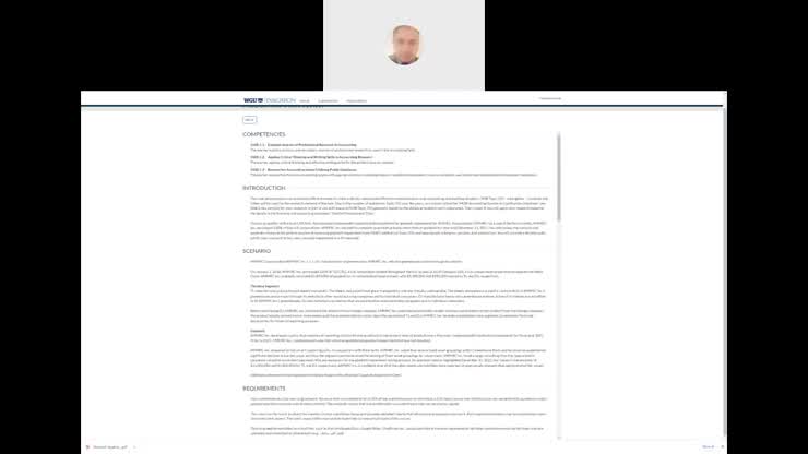 D252-Task Two-Explanation of Requirements.