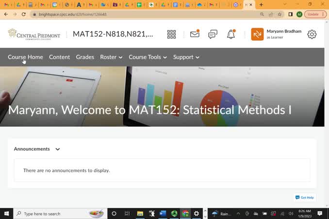 Welcome to MAT 152 Online Spring 2023
