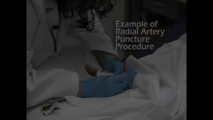Example of Radial Artery Puncture Procedure