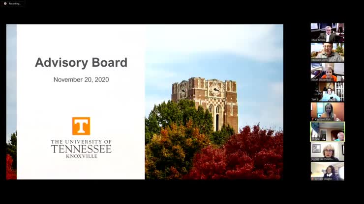 UTK Advisory Board Meeting -- November 20, 2020