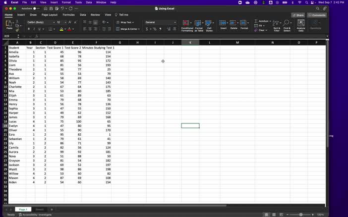 06 Learning to use Excel