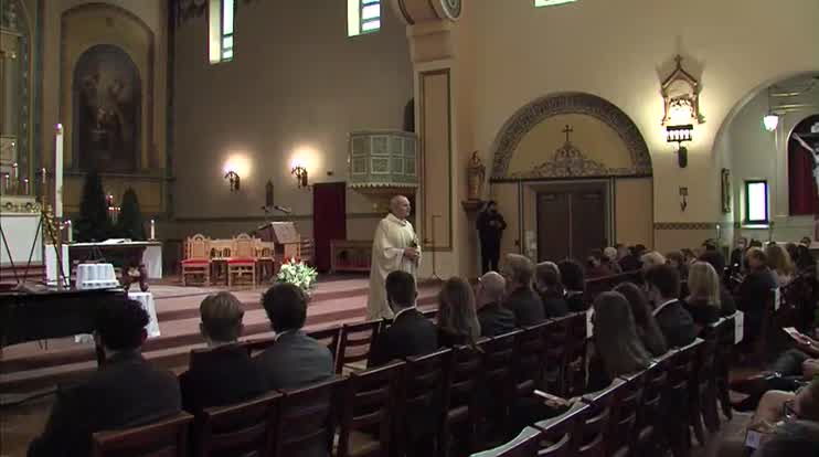 Justin Ebner Funeral Mass, Mission Santa Clara 12/4/21