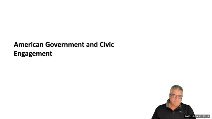 Lecture 1.1 -American Government and Civic Engagement