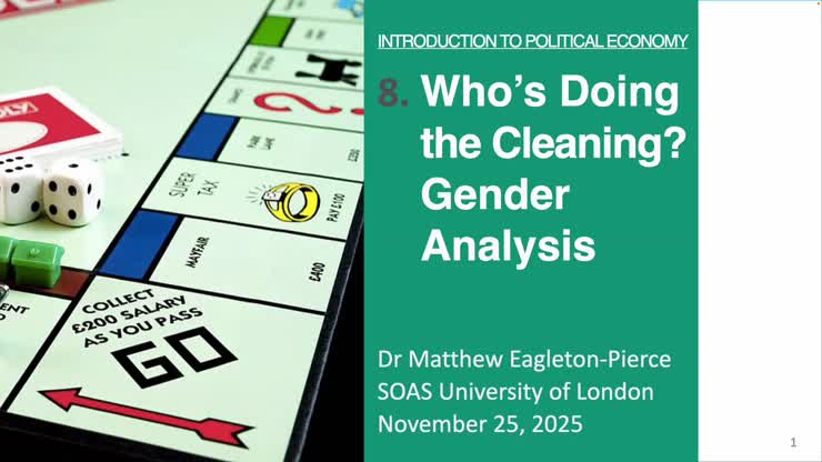 Lecture 8_Who's Doing the Cleaning? Gender Analysis_Recording