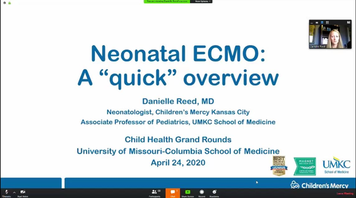 Neonatal ECMO: A "quick" overview- Reed MD