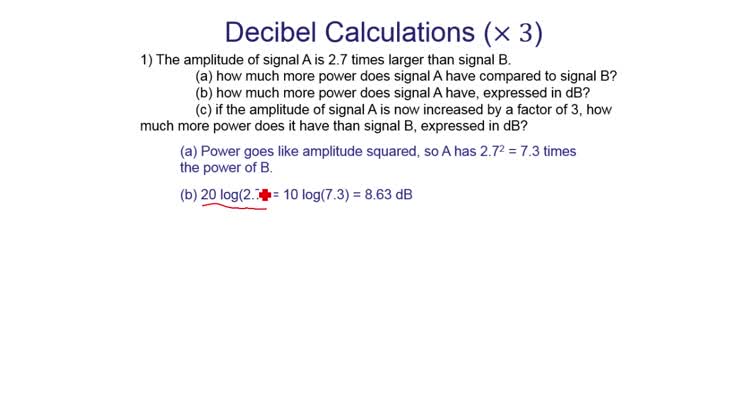 Example - Decibel Calculations