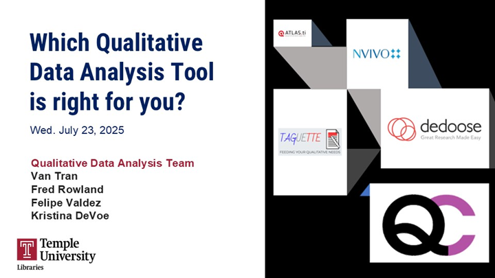 Which Qualitative Data Analysis Tool is Right for you? SU 2025